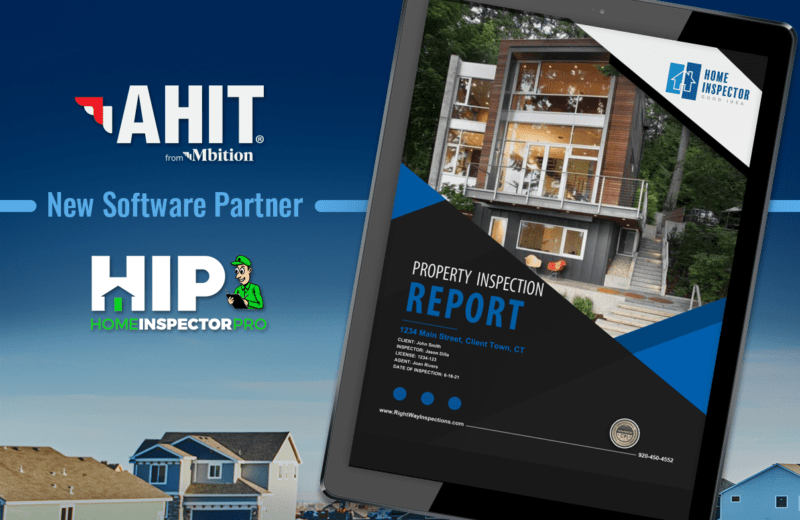 AHIT Announces Partnership with Home Inspector Pro (HIP) - AHIT